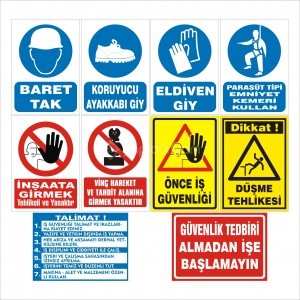 İSG Uyumlu Uyarı ve İkaz Levha Çeşitleri ve Fiyatları - Yapı Dünyam ...