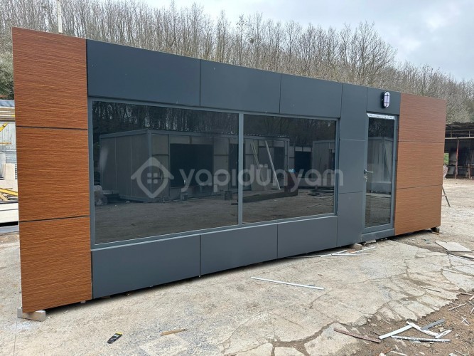KOMPOZİT KAPLAMA ÖZEL TASARIM OFİS KONTEYNER - Yapı Dünyam - Yapı ve ...